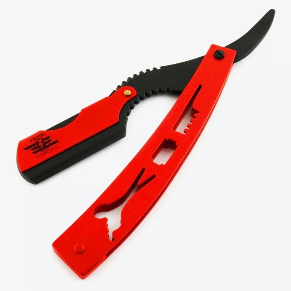 Exotic Elements | Grooming | Last One Straight Edge Razor With Engraved ...